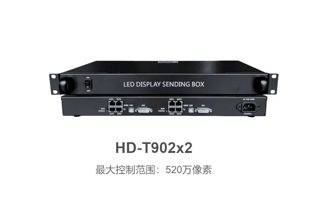 Huidu HD-T902x2 5.2 million pixel Led display sending box – JEKAZ TECHNOLOGY CO.,LTD -LED ...